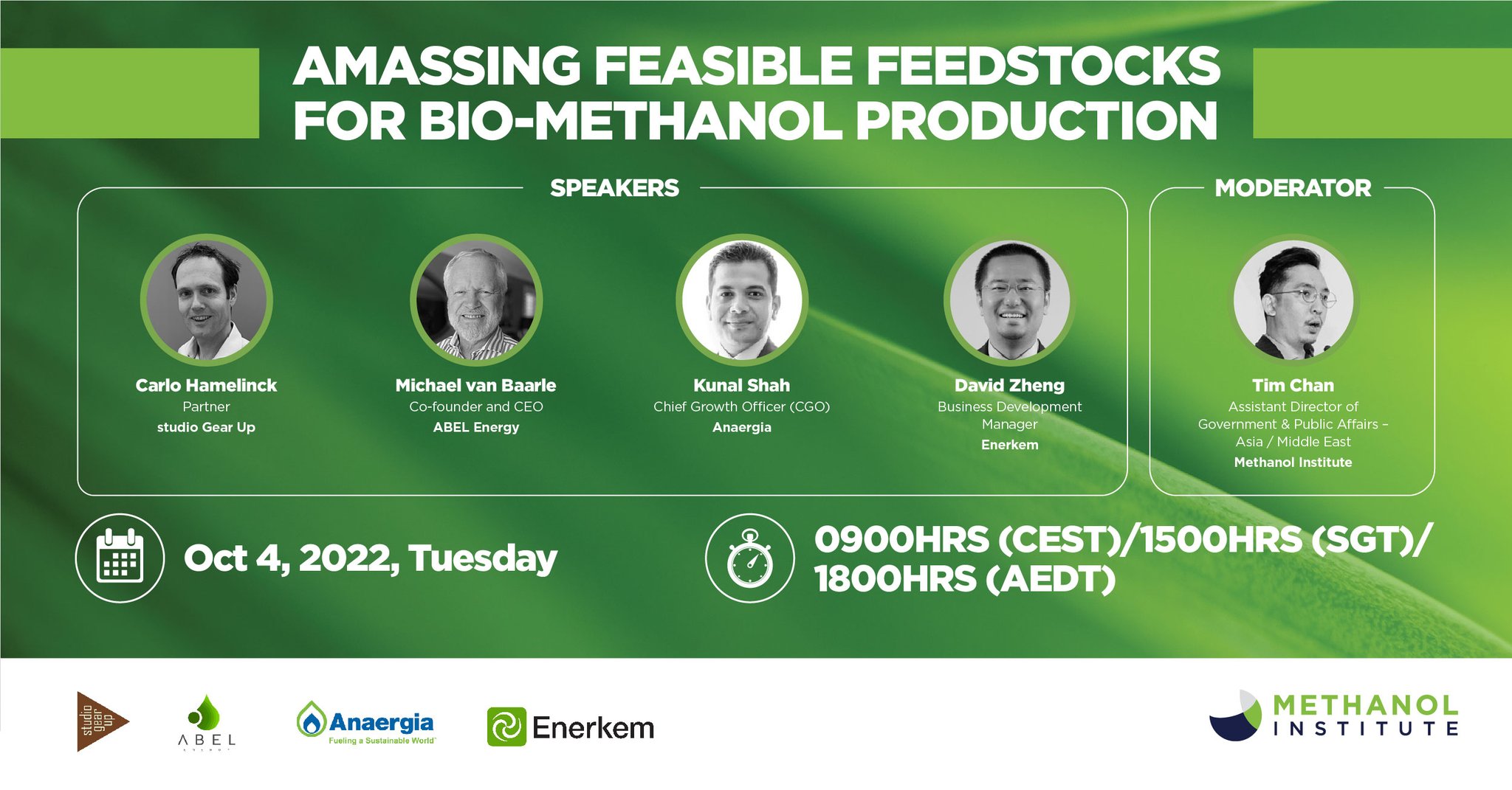 Methanol Institute on Twitter: "Join MI's webinar, Amassing Feasible #Feedstocks for # ...