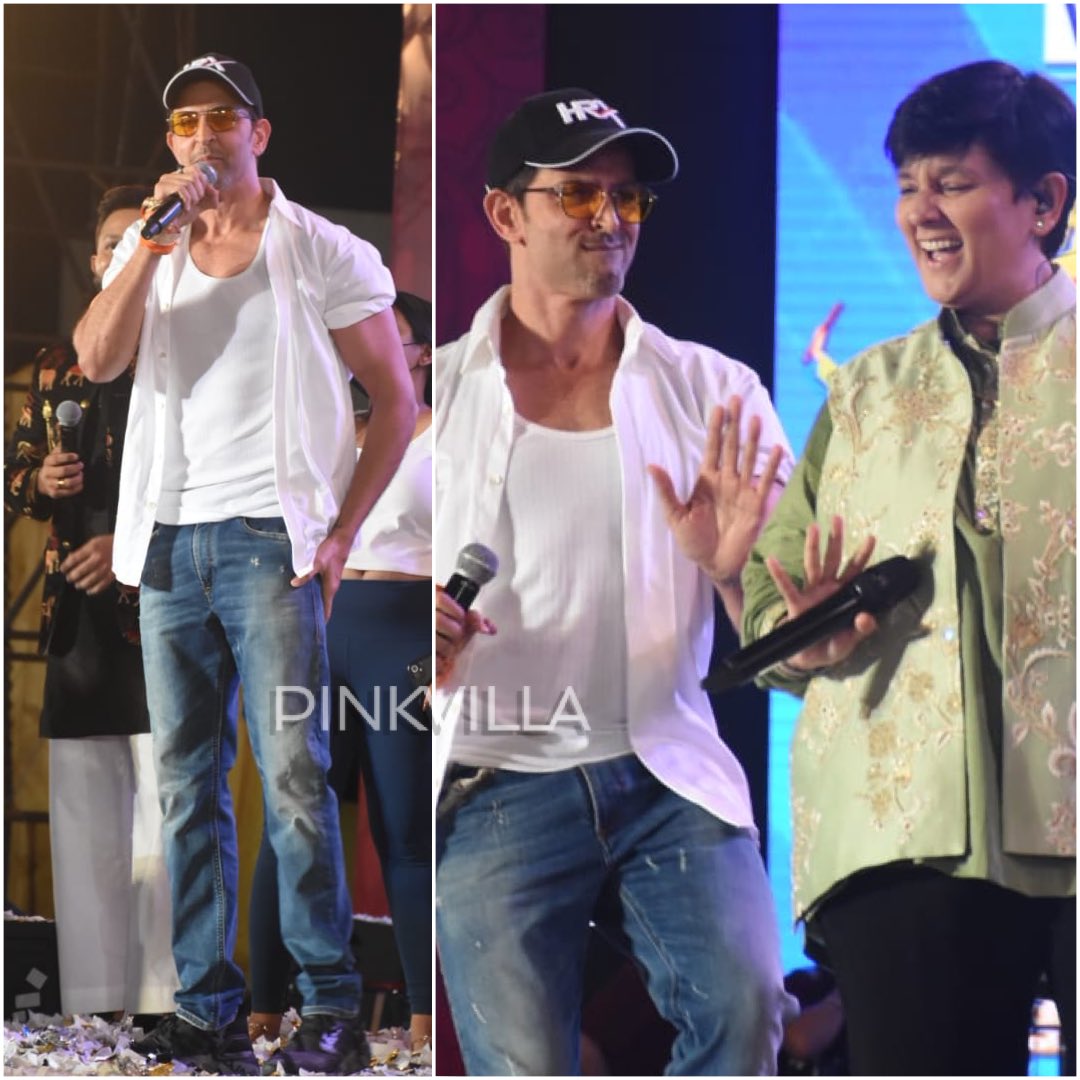 Pinkvilla on Twitter: "Hell yeahhh! ⚡️ #HrithikRoshan does the ICONIC #EkPalKaJeena step with # ...