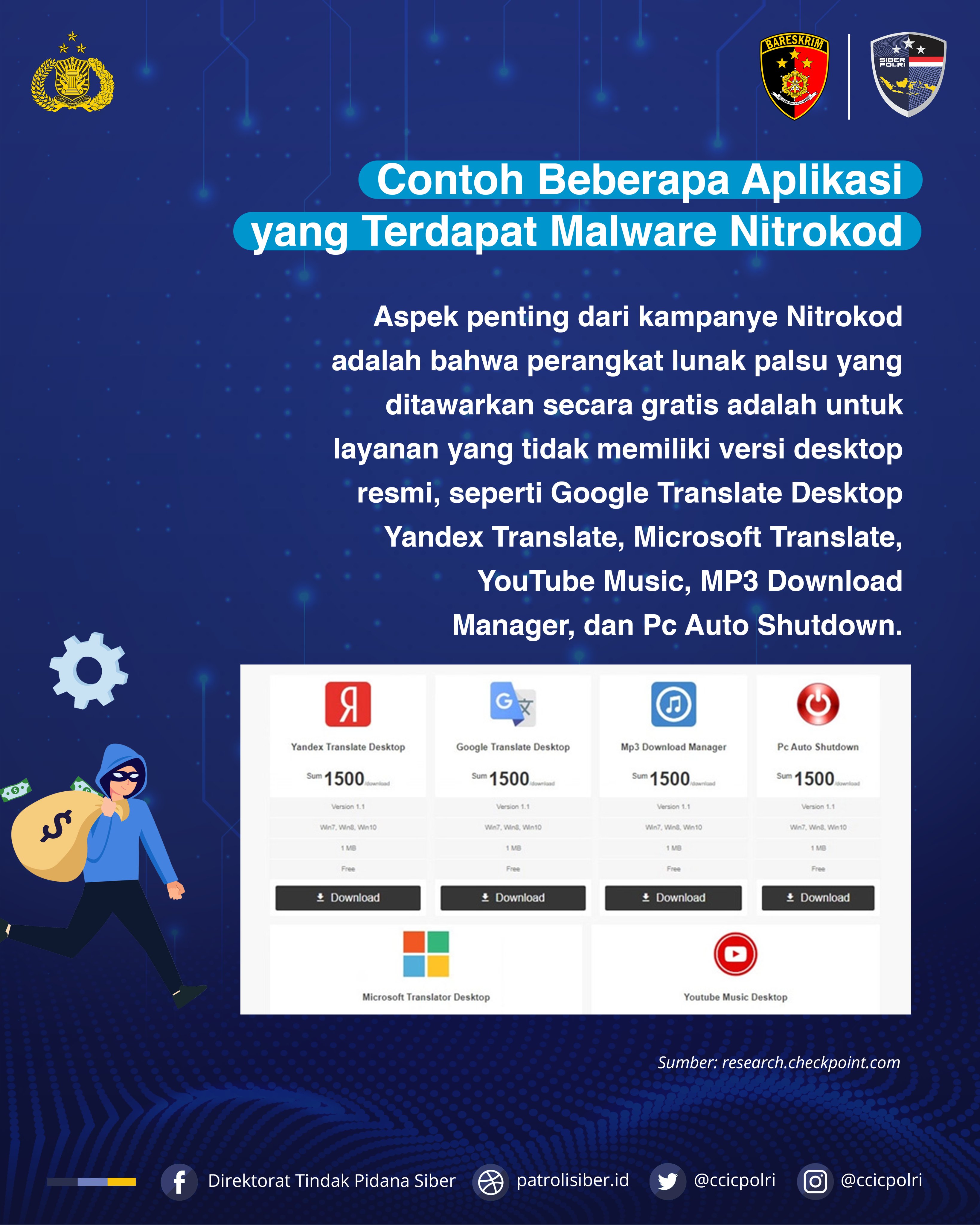 Direktorat Tindak Pidana Siber Bareskrim Polri (@CCICPolri) / Twitter