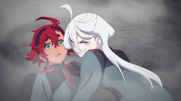 Sssssasayan On Twitter 機動戦士ガンダム水星の魔女 1話がまさかの百合レズアニメ公言してスタート!?女の子同士で結婚を前提に交際スタートという前代未聞の始まり方