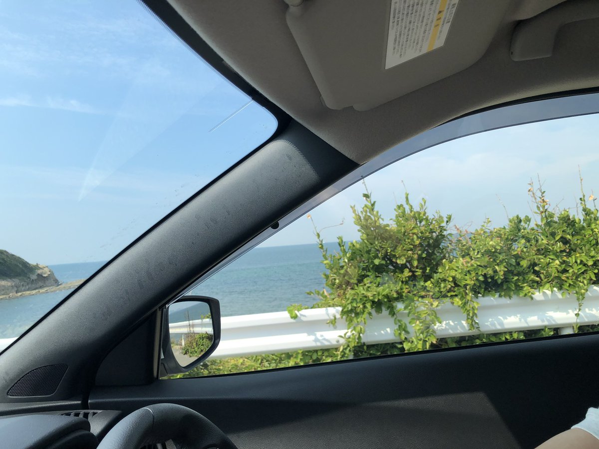 げんじろう On Twitter 夫がドライブに誘ってくれました😊 車で30分の距離 思い出のデート地☺️ 夏の間は暑すぎて海どころでは