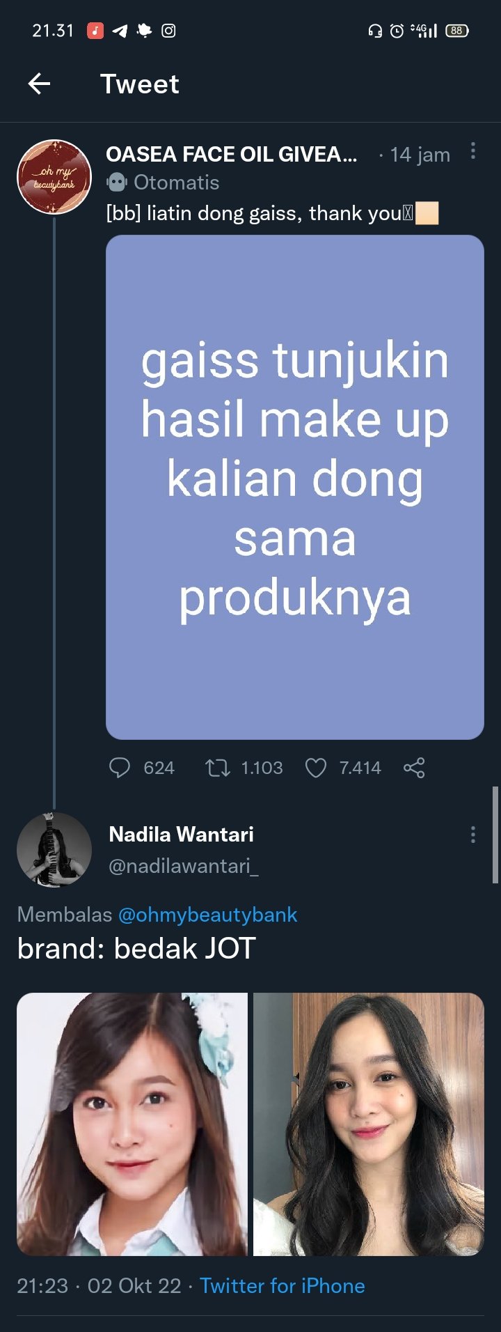 GIRLGROUP AREA on Twitter: "Om jot ayo dong keluarin produknya jugaaa, kami ingin seperti member ...