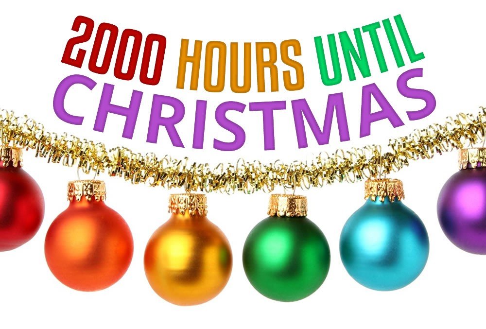 Your Christmas Countdown On Twitter Exactly 2000 Hours Until