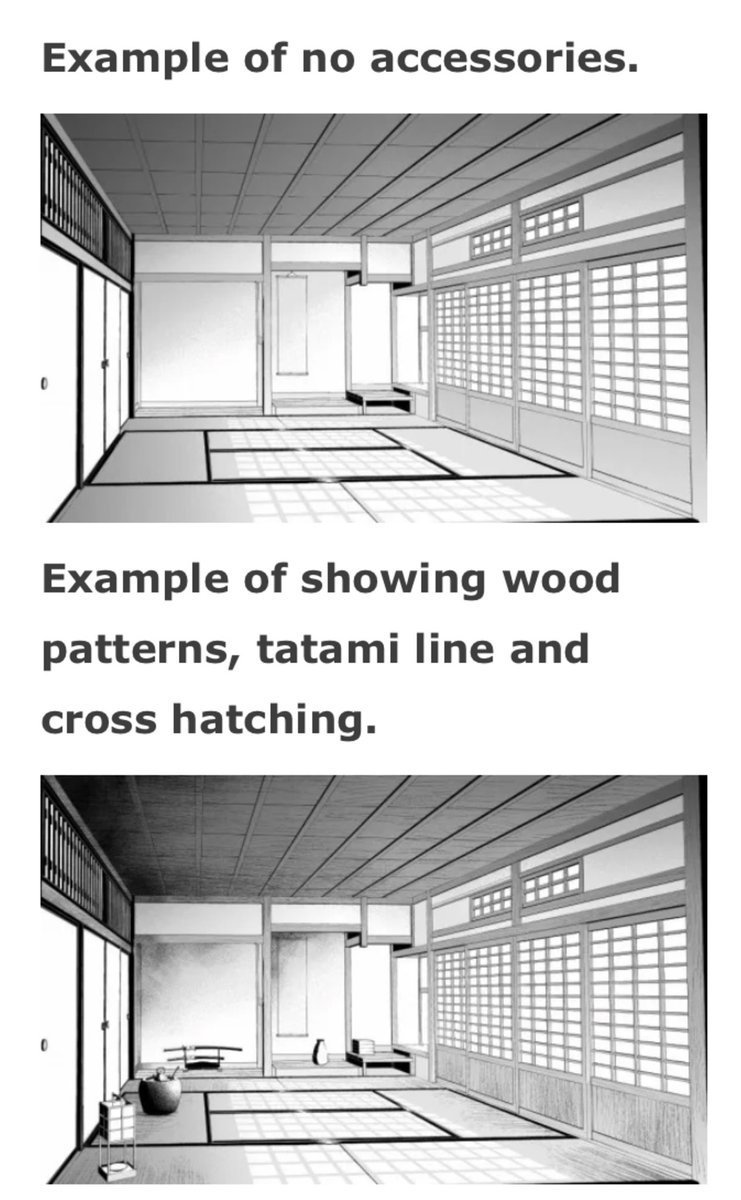 Manga Materials English@post by MM staff on Twitter: "Japanese Style Room 01_Background ...