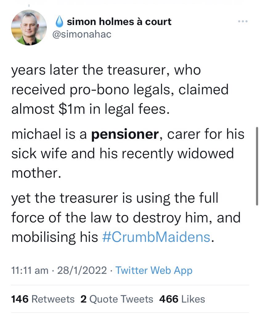 ralph horowitz on Twitter: "ABC breakfast gives Daddy money Simon Holmes A Court a platform ...