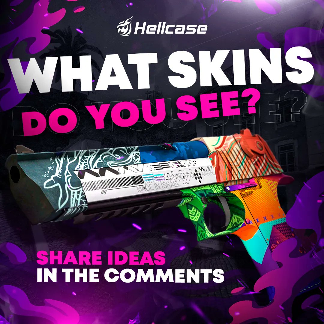 Hellcase 🔥 on Twitter: "What skins did we use to create this crazy Desert Eagle? Let’s guess in ...