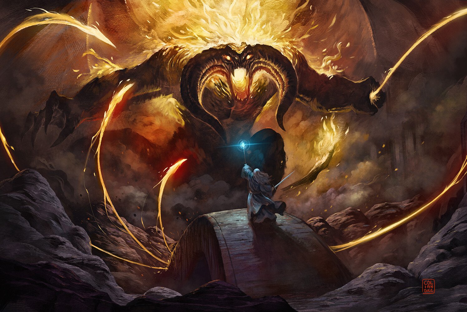 Gandalf Art Balrog