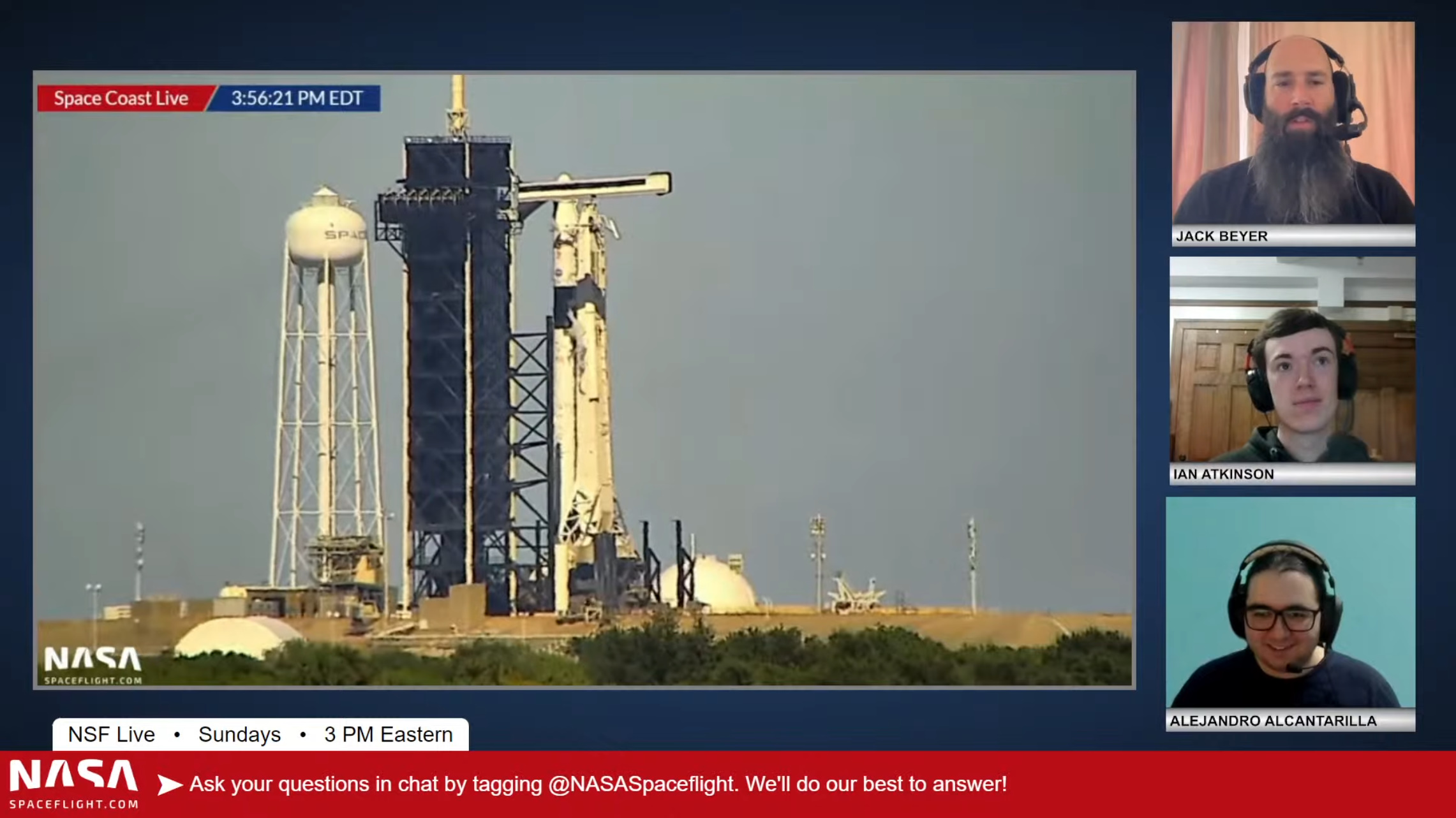 Chris Bergin Nsf On Twitter Spacex Falcon 9 B1077 About To Static