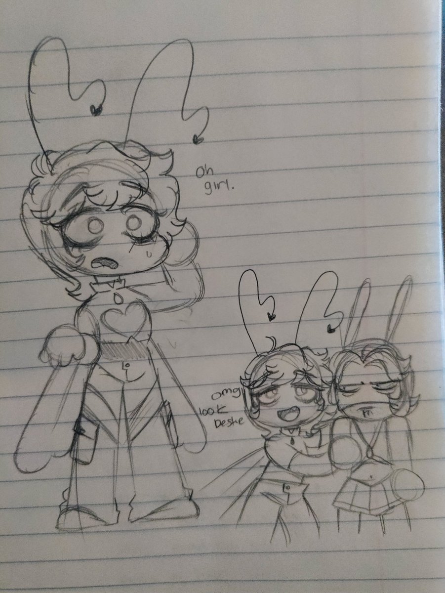 「Work doodleeee Chibi of a new character 」|🐝Benny Bee🐝の漫画