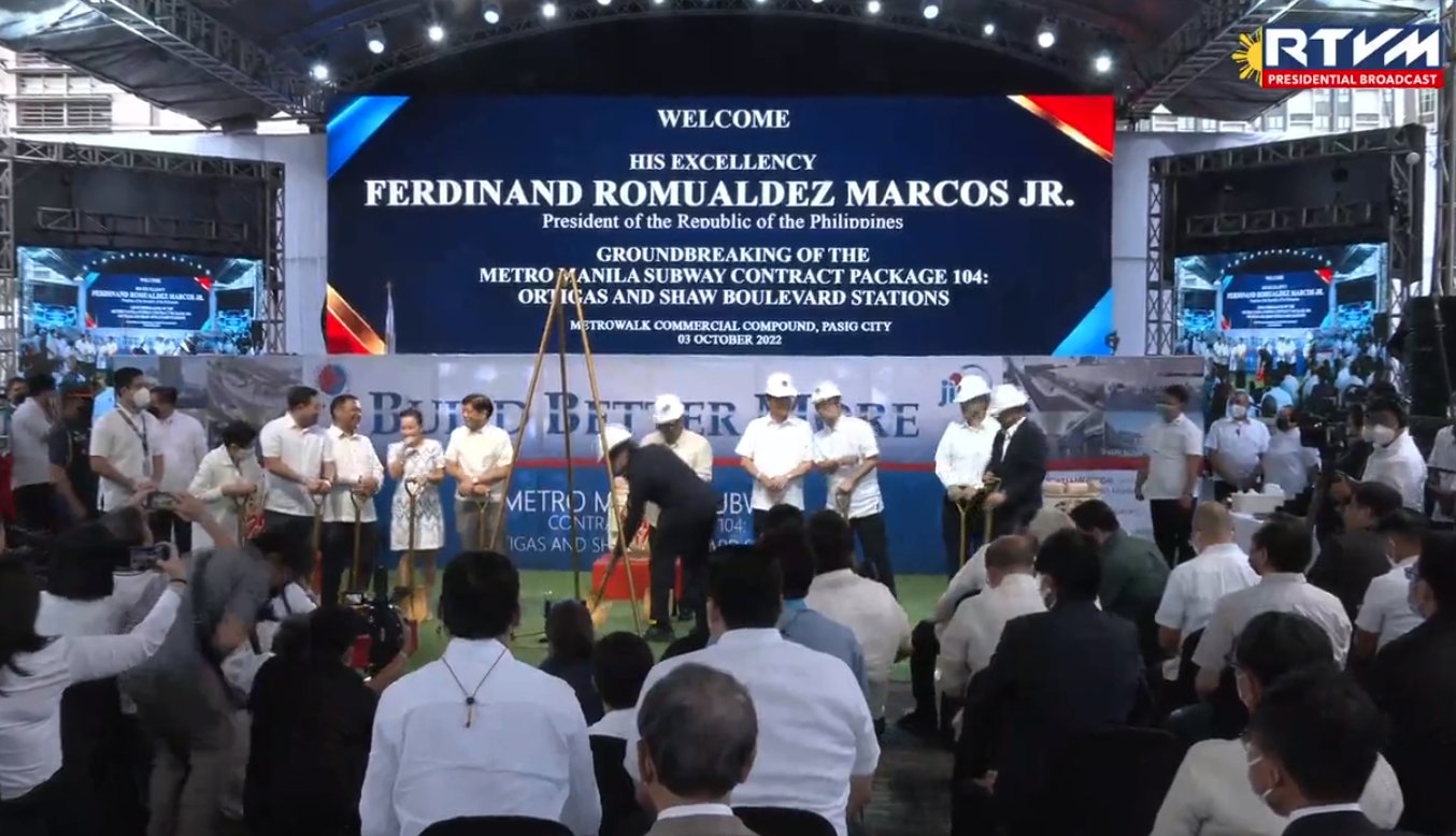 CNN Philippines on Twitter: "THREAD: President Bongbong Marcos leads the groundbreaking ceremony ...