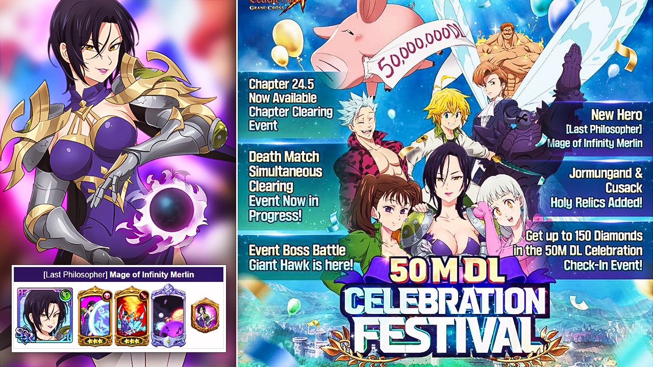 🎃Spooky🎃 Amazing on Twitter: "GLOBAL *50 MILLION* DOWNLOAD CELEBRATION! FESTIVAL MERLIN IS HERE ...
