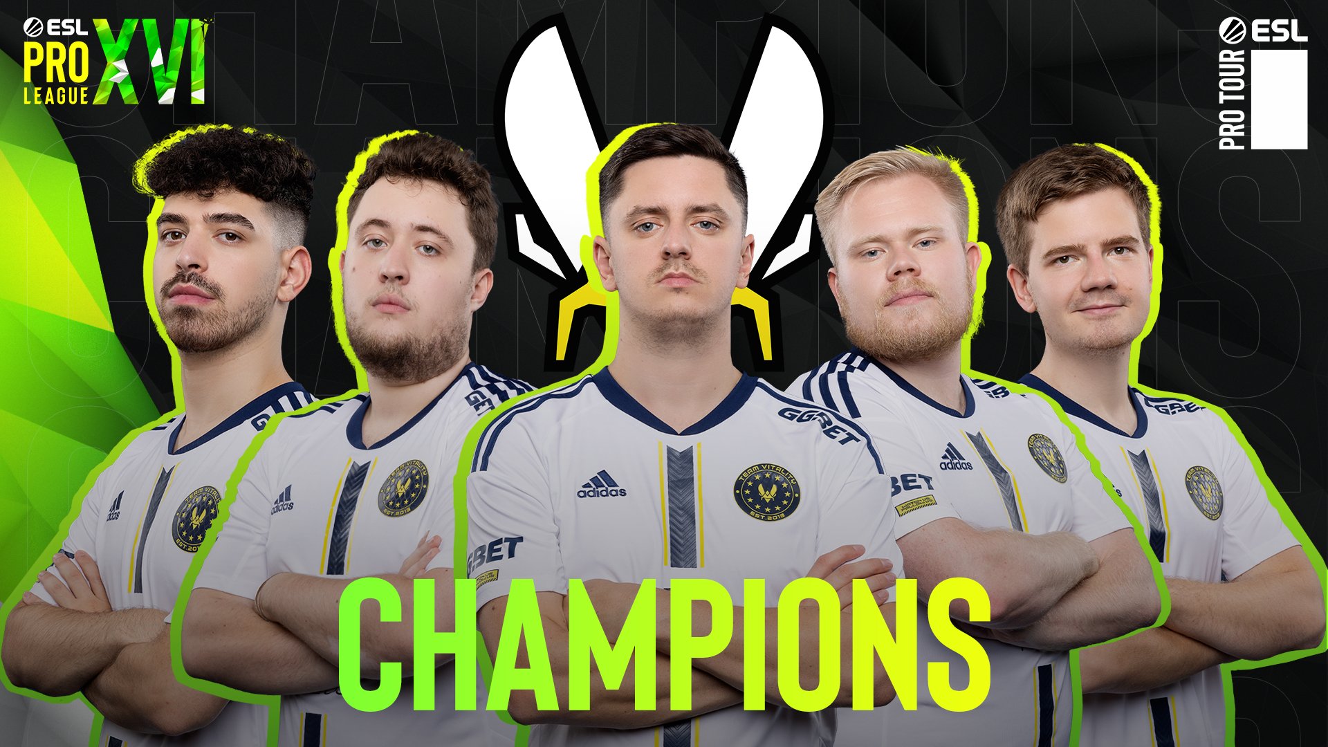 TEAM VITALITY EPL S16 CHAMPS 🏆 on Twitter: "YOUR #ESLProLeague SEASON 16 CHAMPIONS! 🏆🏆🏆 ...