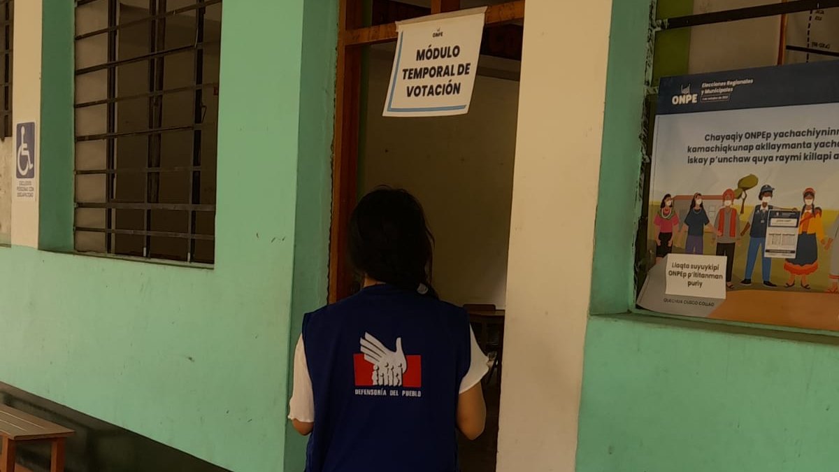 Defensoría Perú On Twitter Cusco En El Local De Votación Ubicado En
