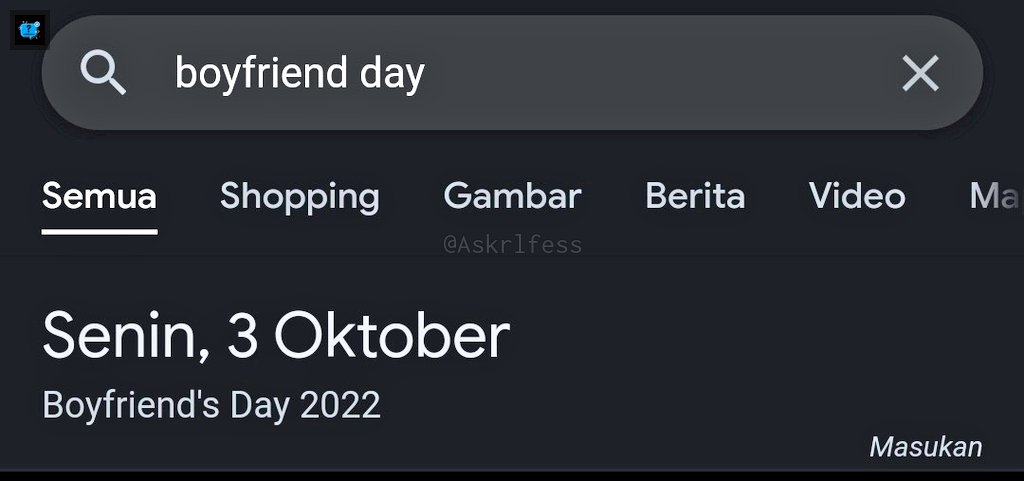 Askrlfess on Twitter: "[askrl] Udah ucapin happy boyfriend day ke pcr kalian yg cuek itu belum ...