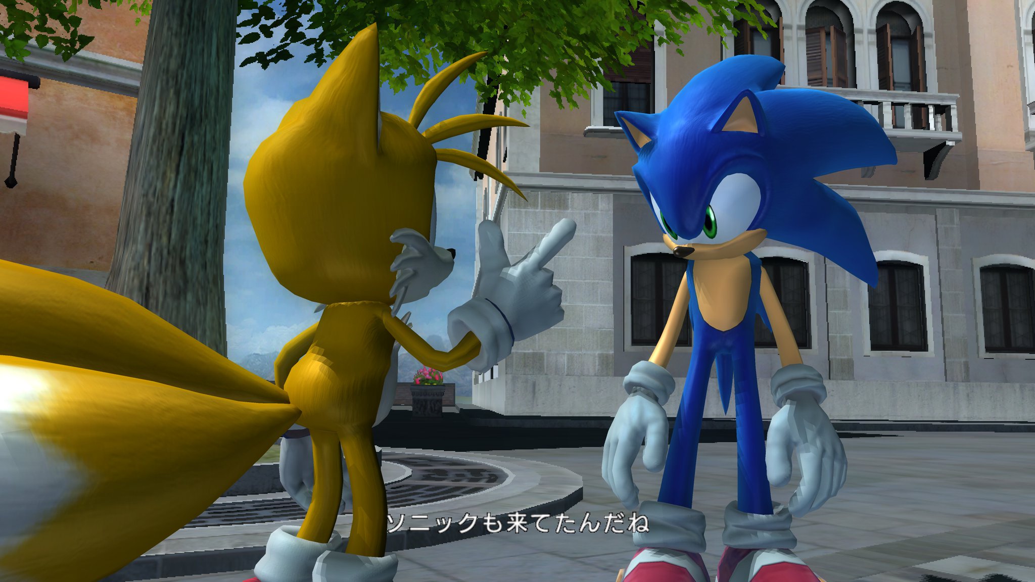 Sonic The Wereblog On Twitter Sonic And Tails Castle Town Sonic 06