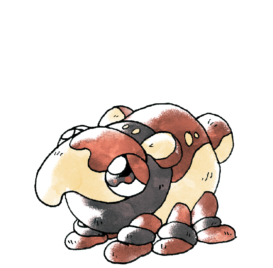 「wobbly weevils #pokemon #fakemon #chara」|Bynine Studioのイラスト