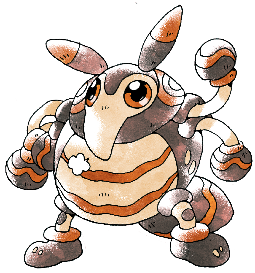 「wobbly weevils #pokemon #fakemon #chara」|Bynine Studioのイラスト
