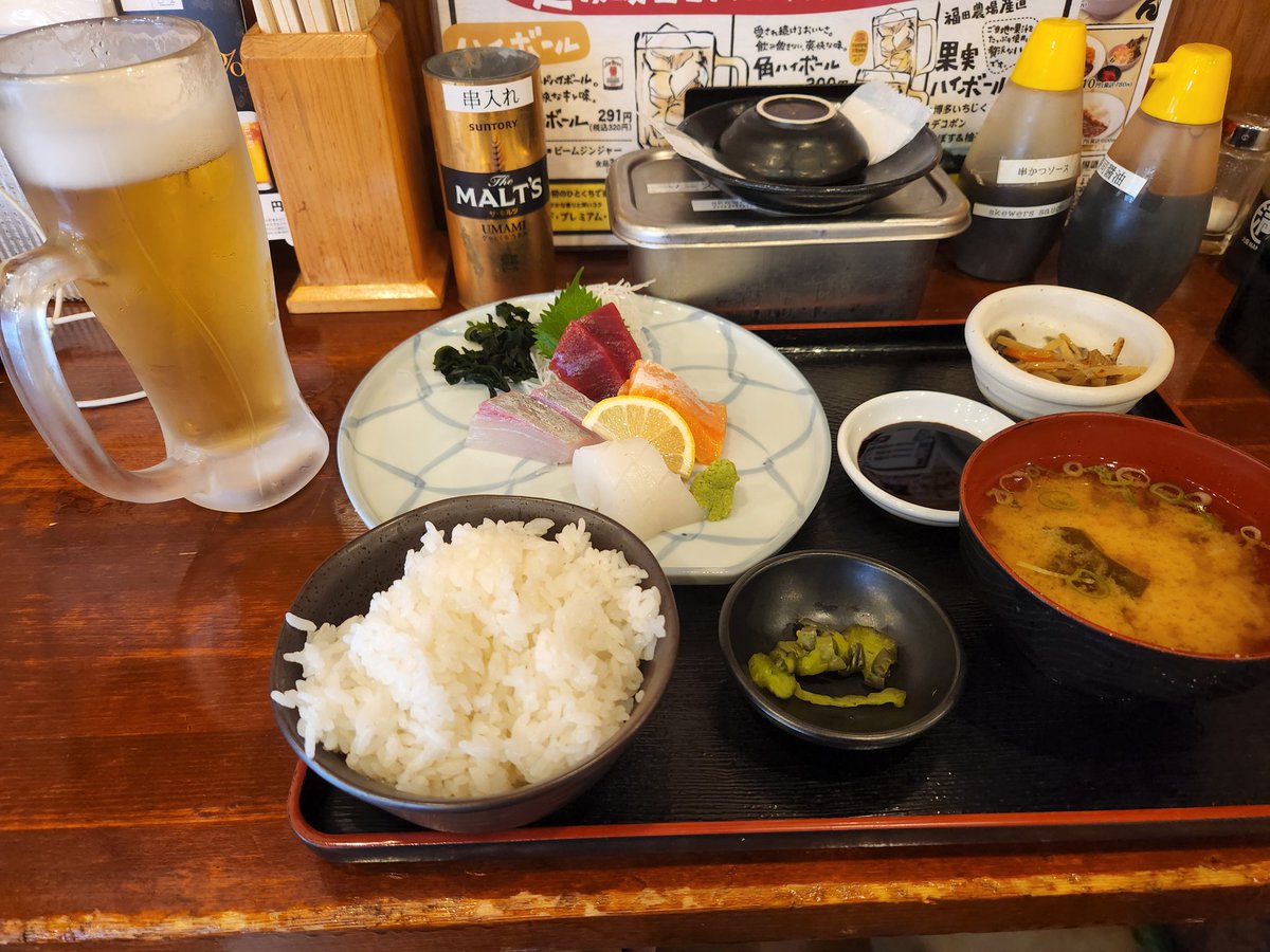 降り鉄!高木茂久 On Twitter なんじゃあ、これは泣 頭にきたのでランチで生を2杯! 西岩国駅 岩徳線 昼からビール