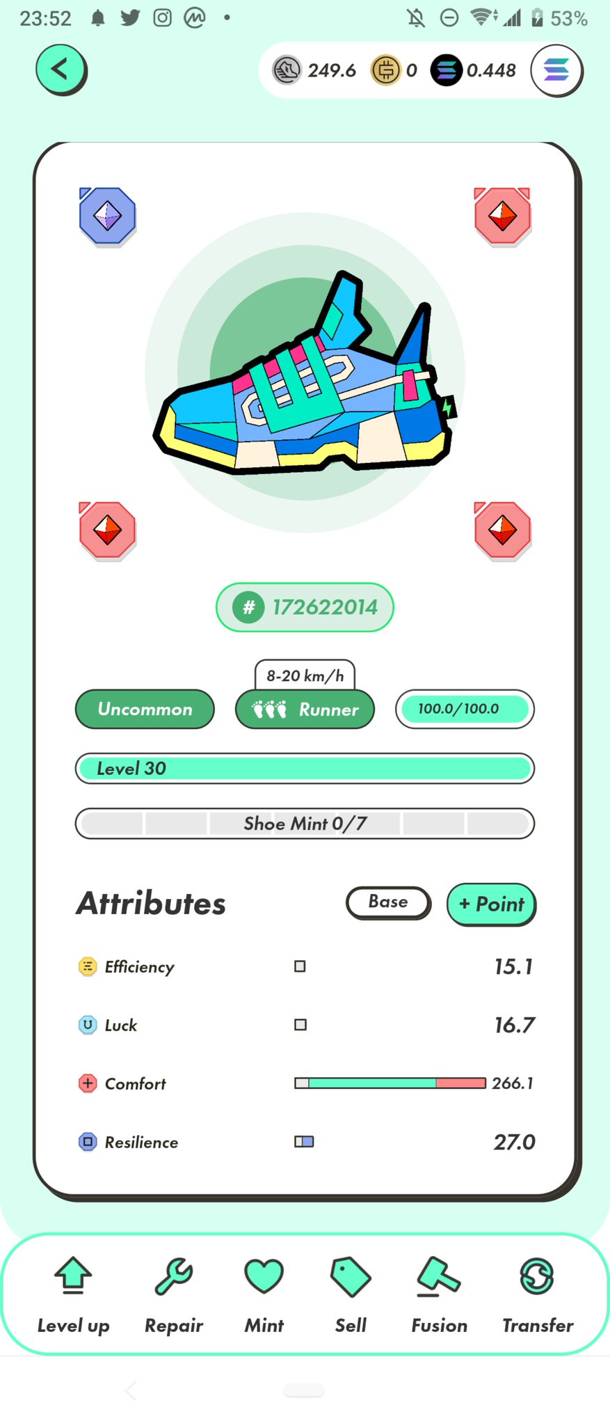 tsuguya@STEPN42足 Crypto×BCG×NFT on Twitter: "@StepnEurope @Stepnofficial @Firelauncher_ @Barndog ...