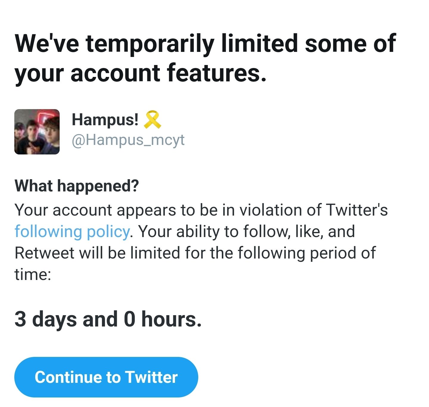 Hampus!🎗🇦🇷 on Twitter: "noooo :( https://t.co/8DYZZPmaFQ" / Twitter