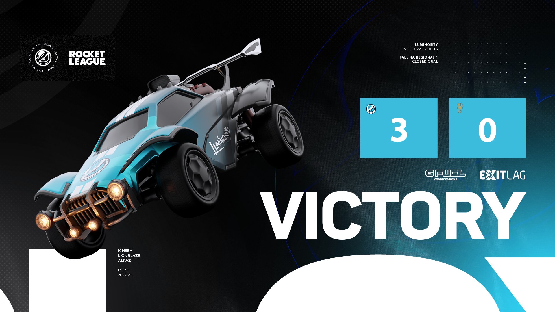 Luminosity Gaming on Twitter: "WE'RE GOING TO THE MAIN EVENT! 3-2 🆚 DarkZero 3-2 🆚 Team AXLE 0-3 ...