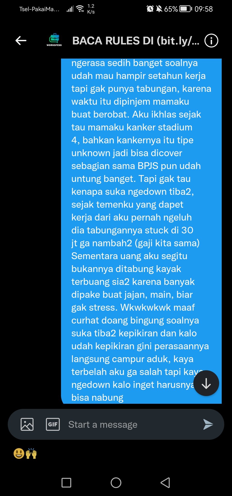 BACA RULES DI (bit.ly/worksfess) on Twitter: "Work! CW : Gaji , tabungan Tau ga seharusnya ...