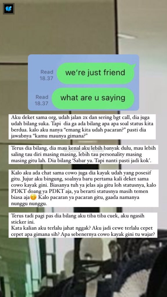 Askrlfess on Twitter: "[askrl] Guys mau tanya dong emang kayak gini wajar ya…? https://t.co ...