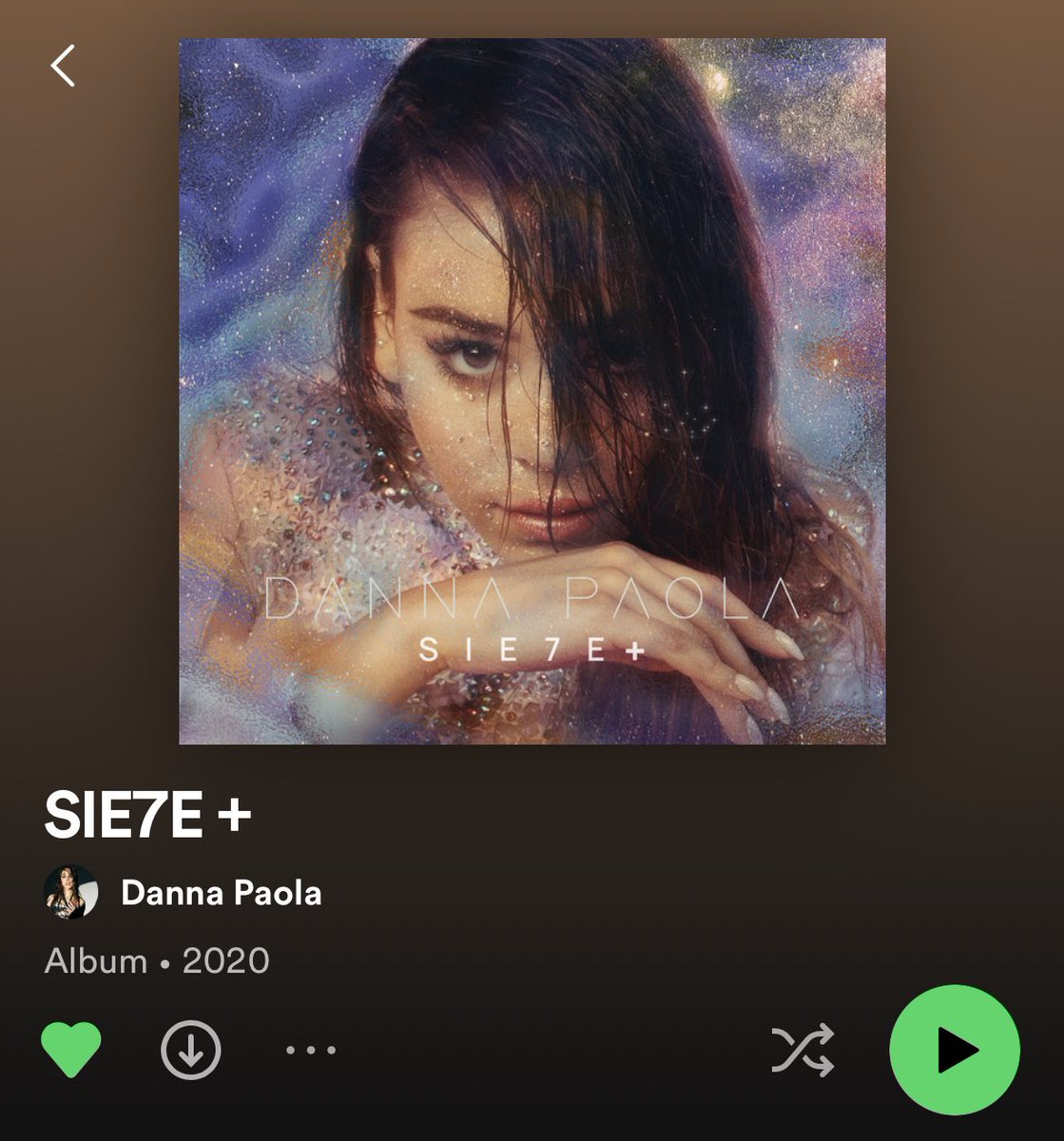 Danna Paola NOW on Twitter: "With the album ‘SIE7E+’ (764M) & the EP ‘Friend De Semana’ (306M ...