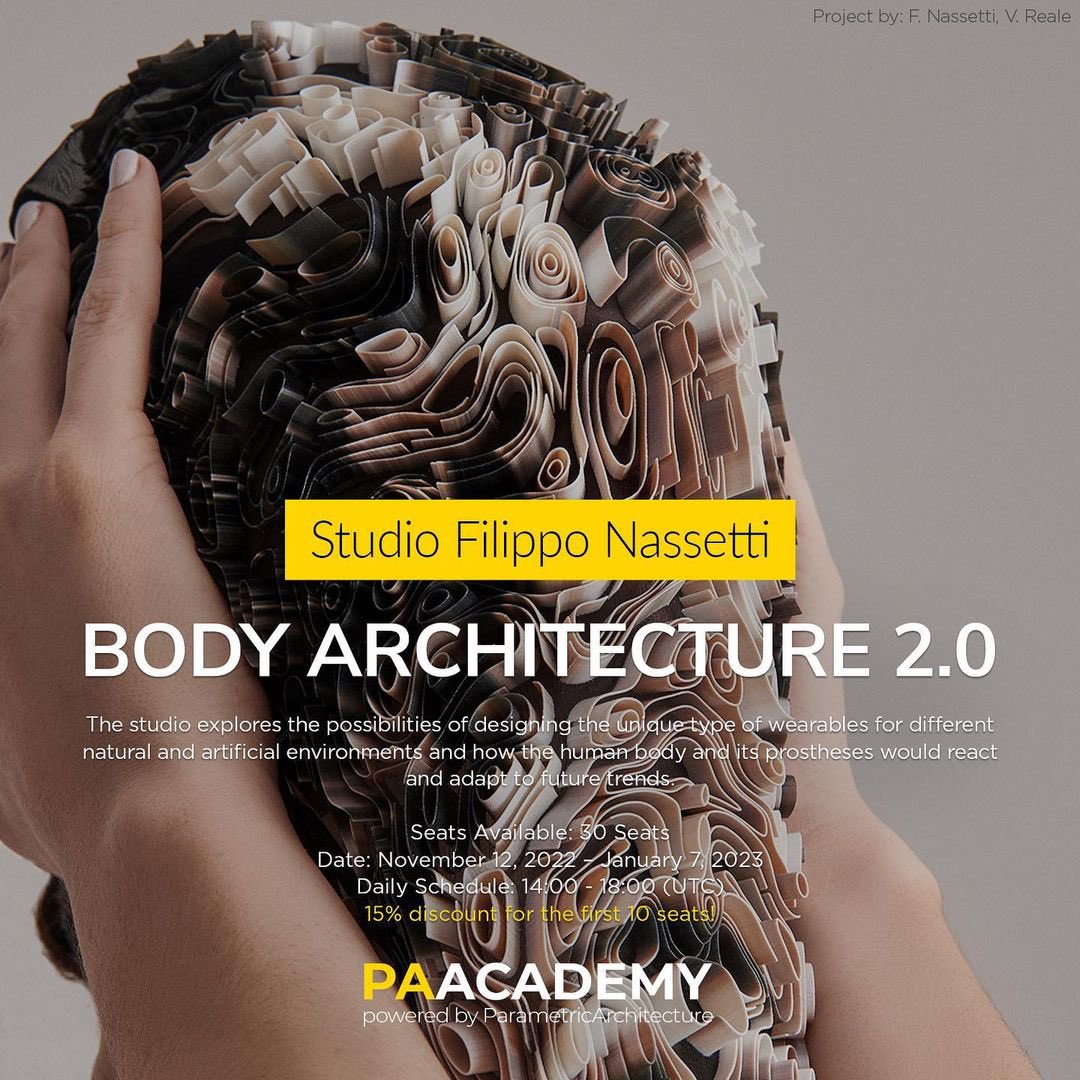ParametricArchitecture on Twitter: "We’re delighted to announce “Body Architecture 2.0” studio ...