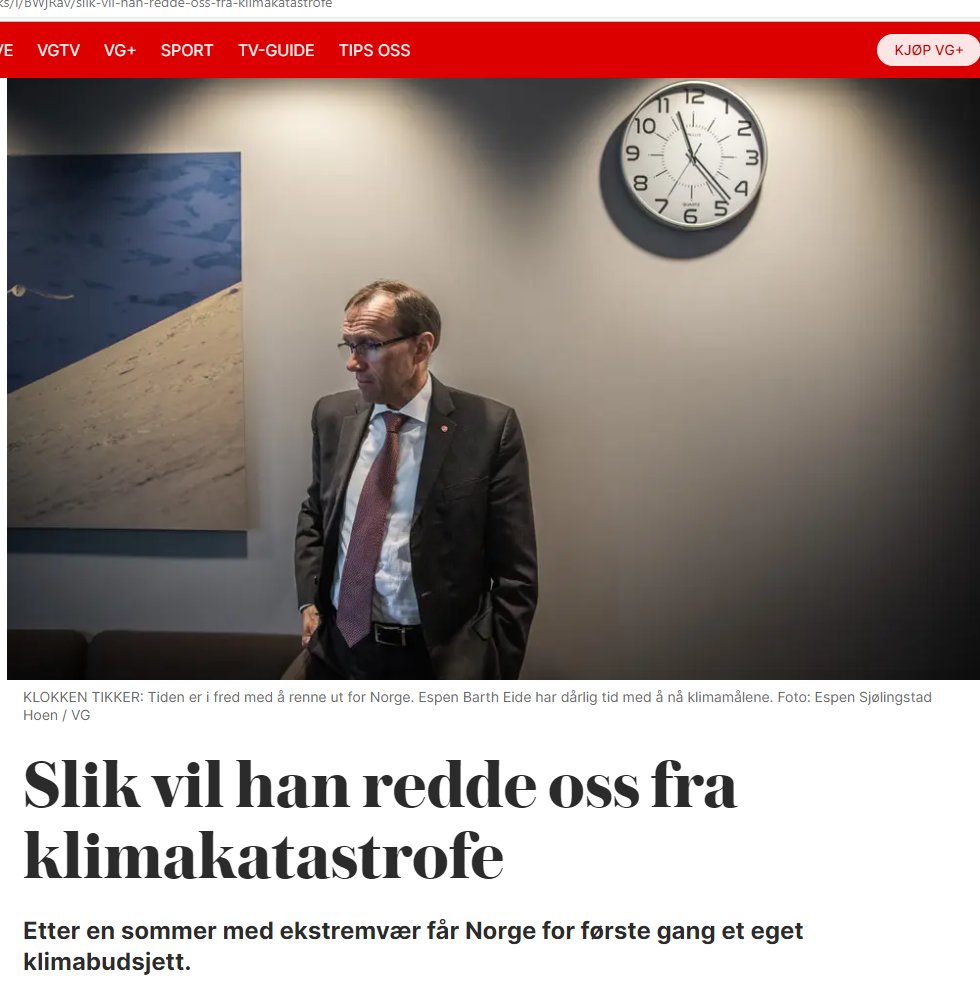 Mikkelickski on Twitter: "I dag lærte jeg at Barth Eide kan redde verden fra "klimakatstrofe ...