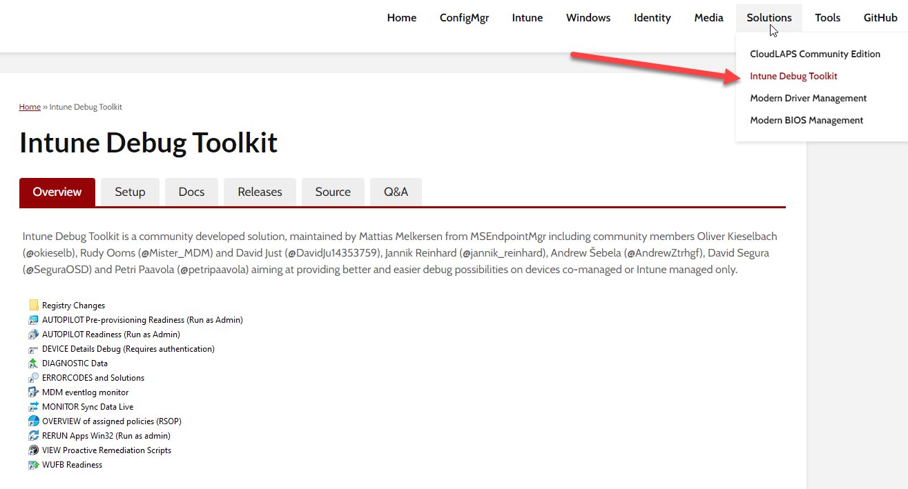 Mattias Melkersen - MVP on Twitter: "New solution ready on the @MSEndpointMgr site! Version 2.0 ...