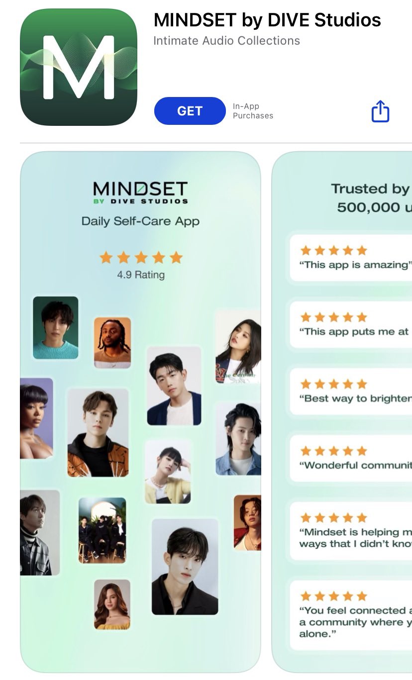 dkz on Twitter: "a photo of #DK is now featured on the newest interface update of the MINDSET ...