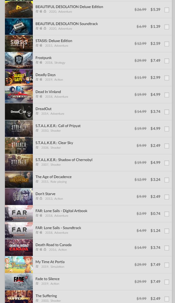 Wario64 on Twitter: "GOG Weekly Sale: Post-Apocalyptic games https://bit.ly/3e2a0Ja #ad"