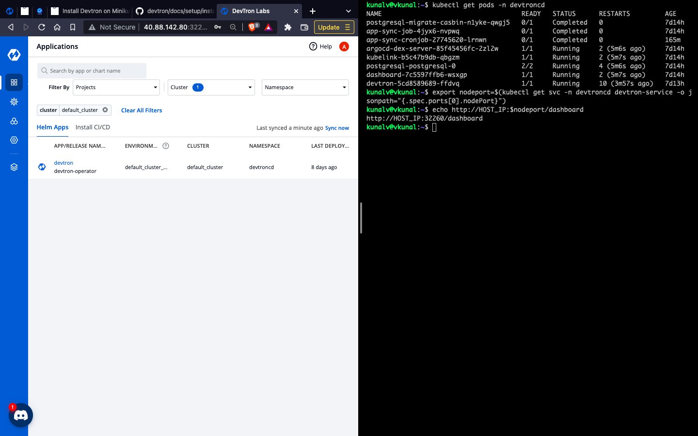 Kunal Verma on Twitter: "Tried out @DevtronL today 📍What is Devtron? Integrating tools with ...