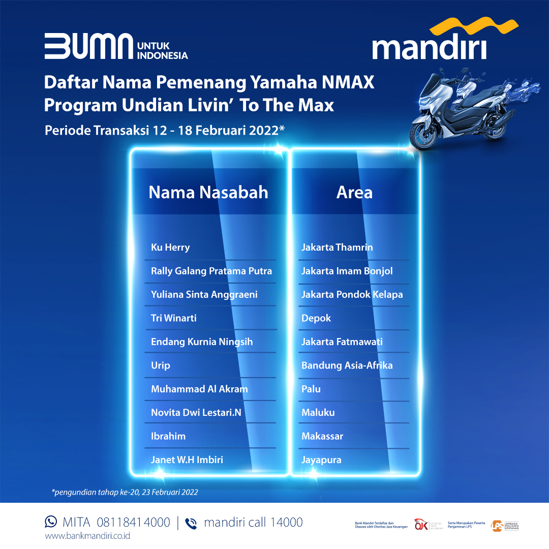 bank mandiri on Twitter: bank mandiri on Twitter: