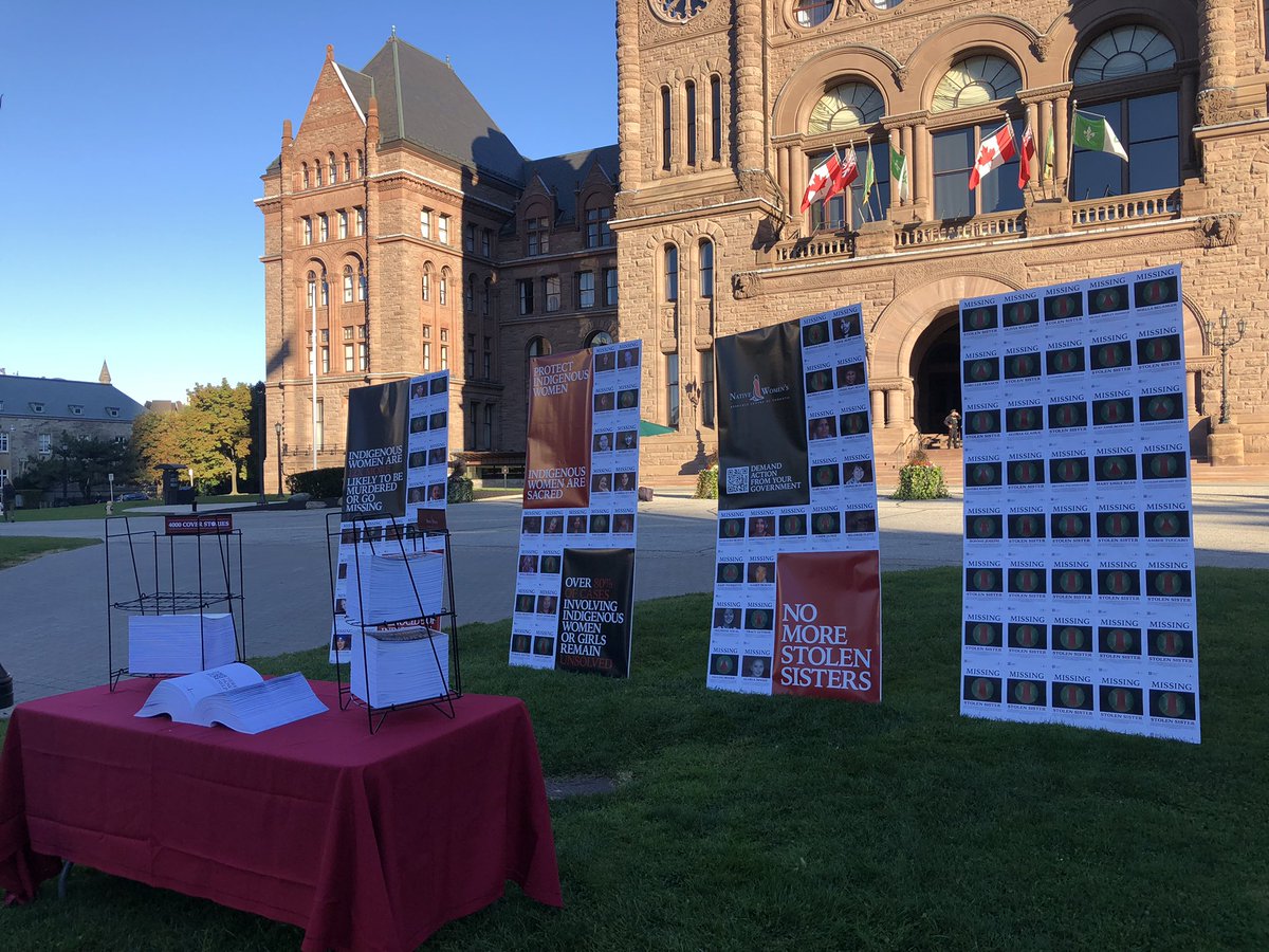 On display, a project to raise awareness about missing and murdered ...