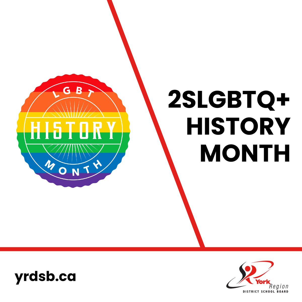 York Region DSB on Twitter: "October is #2SLQBTQ+ History Month. A time to reflect on and learn ...