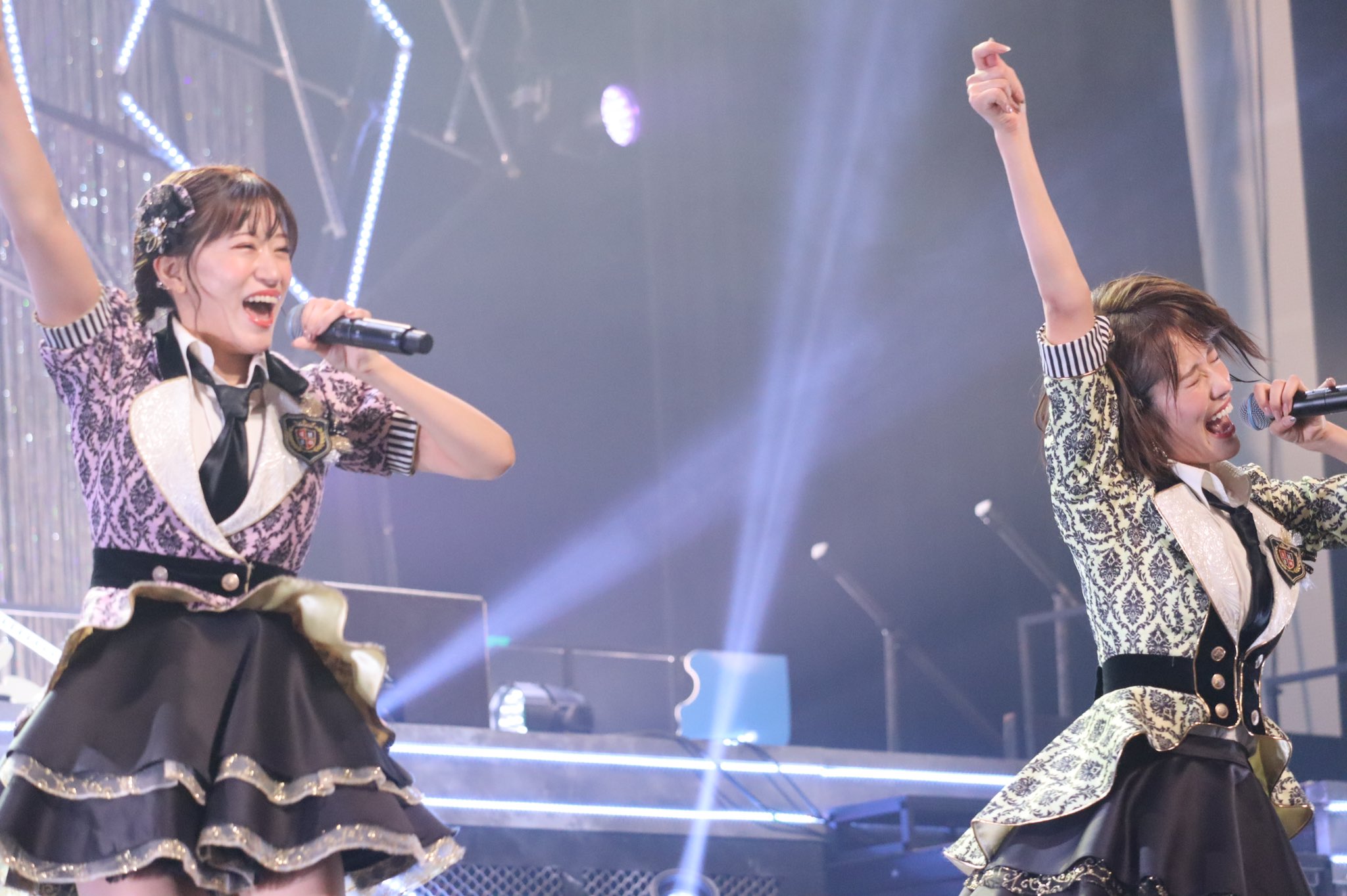 SasaKing on Twitter: "躍動感溢れる5期生2人！ #NMB48 #上西怜 #小嶋花梨 #NMB48_カメコ #NMB4812thAnniversaryLIVE https ...