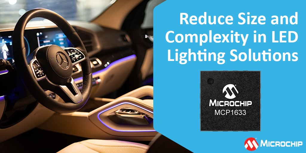 MicrochipTech on Twitter: "The new MCP1633 low-side PWM controller with LED dimming feature ...