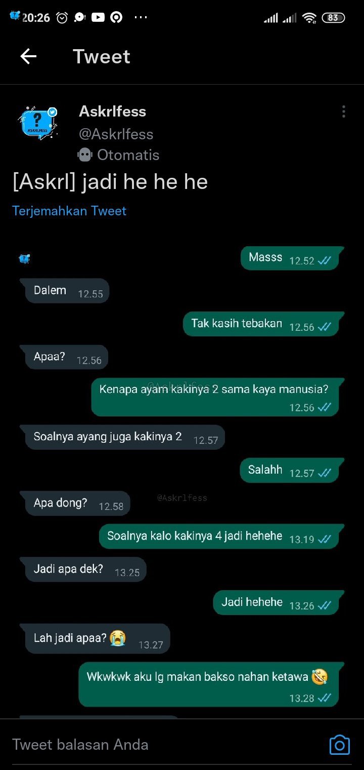 Askrlfess on Twitter: "[askrl] mff gais sblmnya, ini apa ya mksdnya? ak mw bobo tp gabisa krn ...