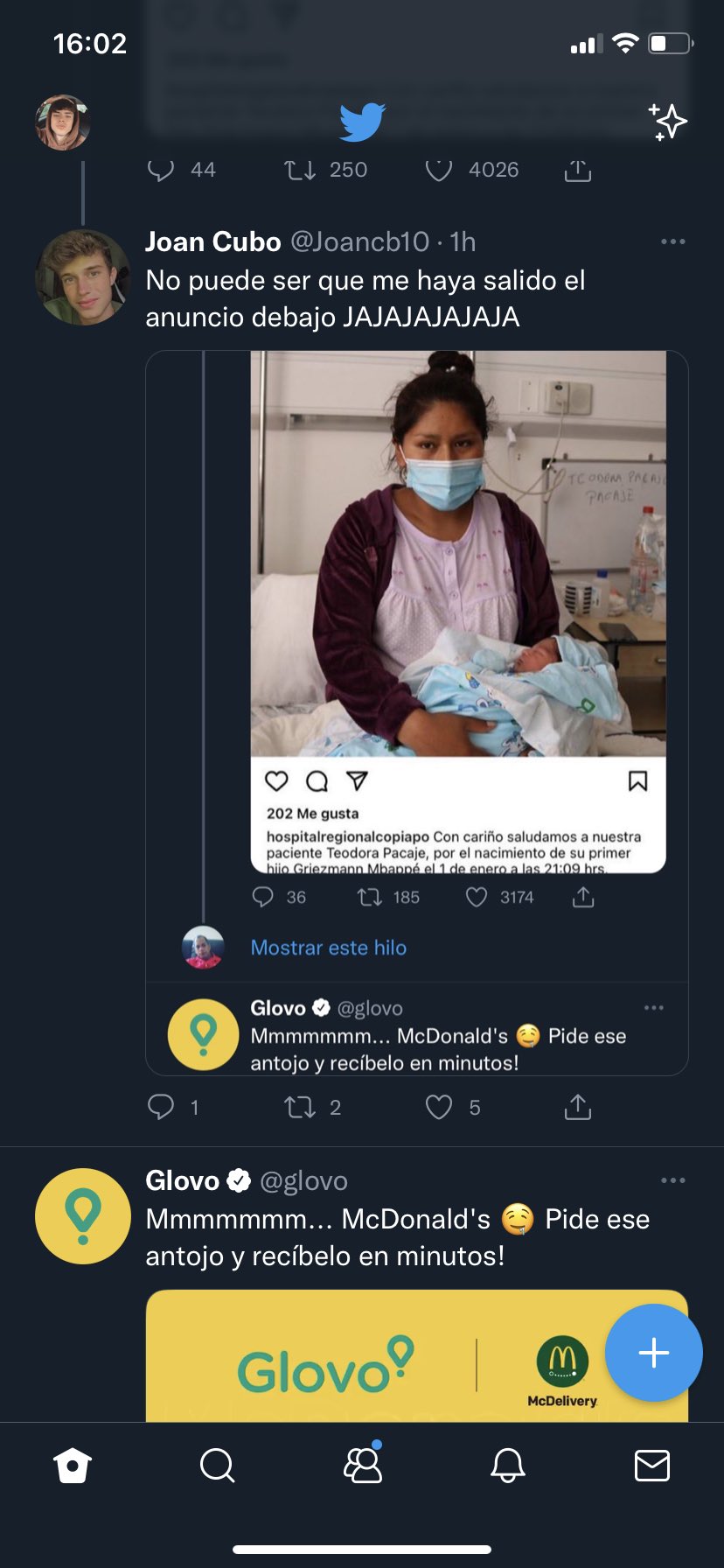 aa on Twitter: "@Joancb10 @Jimbo4xL @glovo esto ya es de risa https://t.co/FrqBFjFgGa" / Twitter