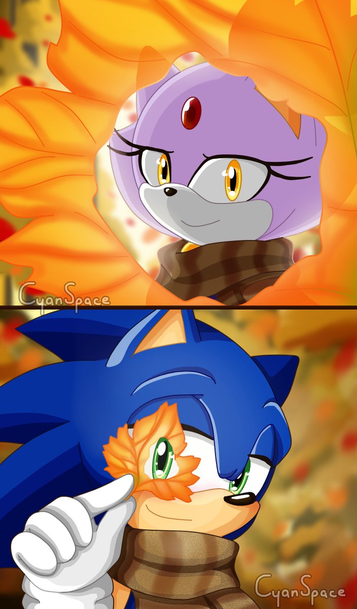 Cyan The Hedgehog And Sonic