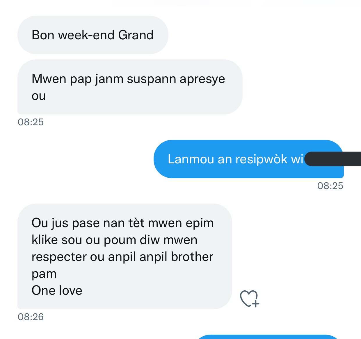 Mc.Gareth_286 on Twitter: "Toujou fè moun nan antouraj ou konnen ou renmen yo, ou kwè nan yo e ...