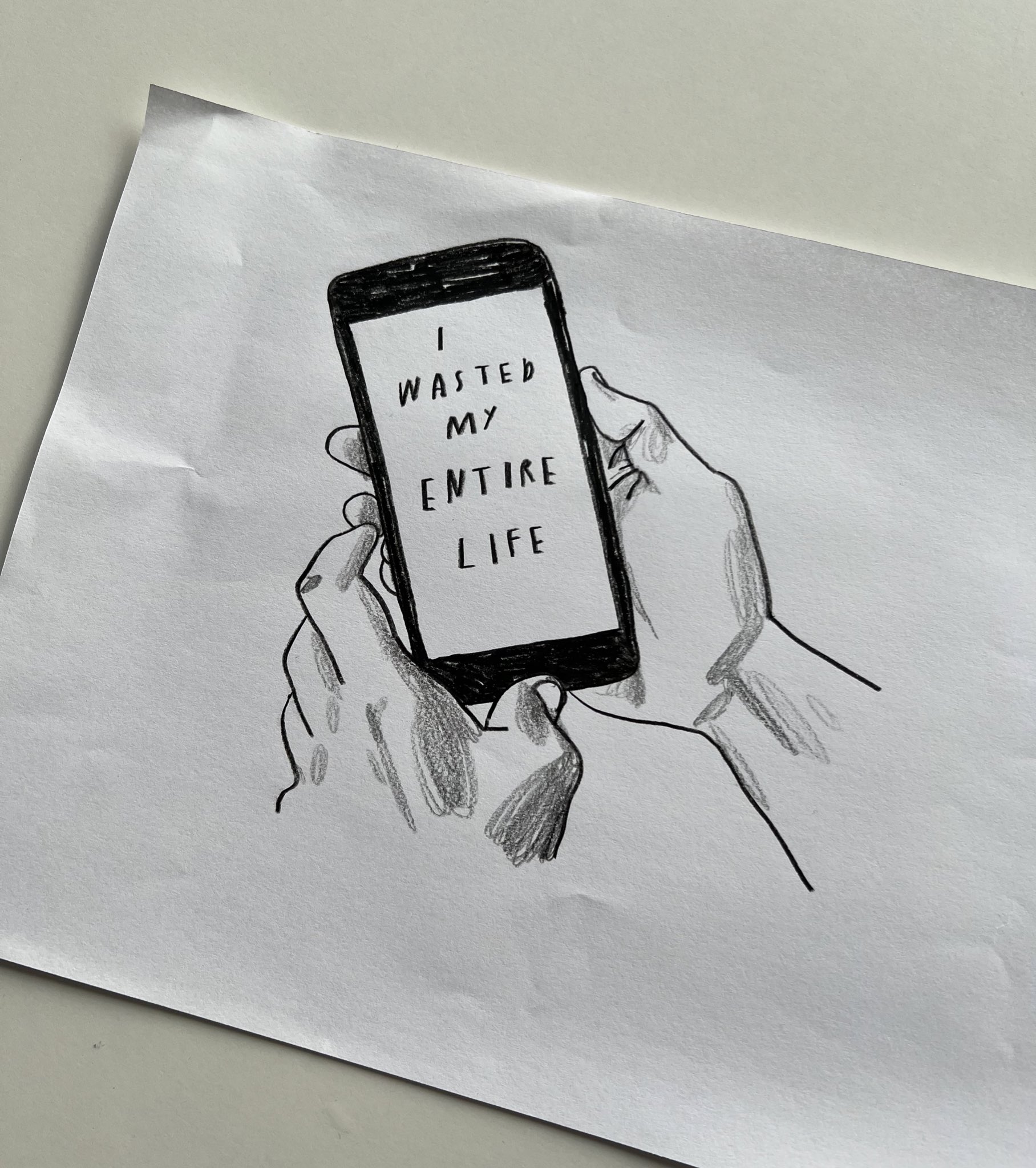 Easy Sad Drawings In Pencil
