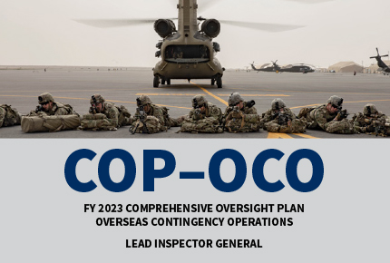 DoD Inspector General on Twitter: "The Lead Inspector General FY 2023 Comprehensive Oversight ...