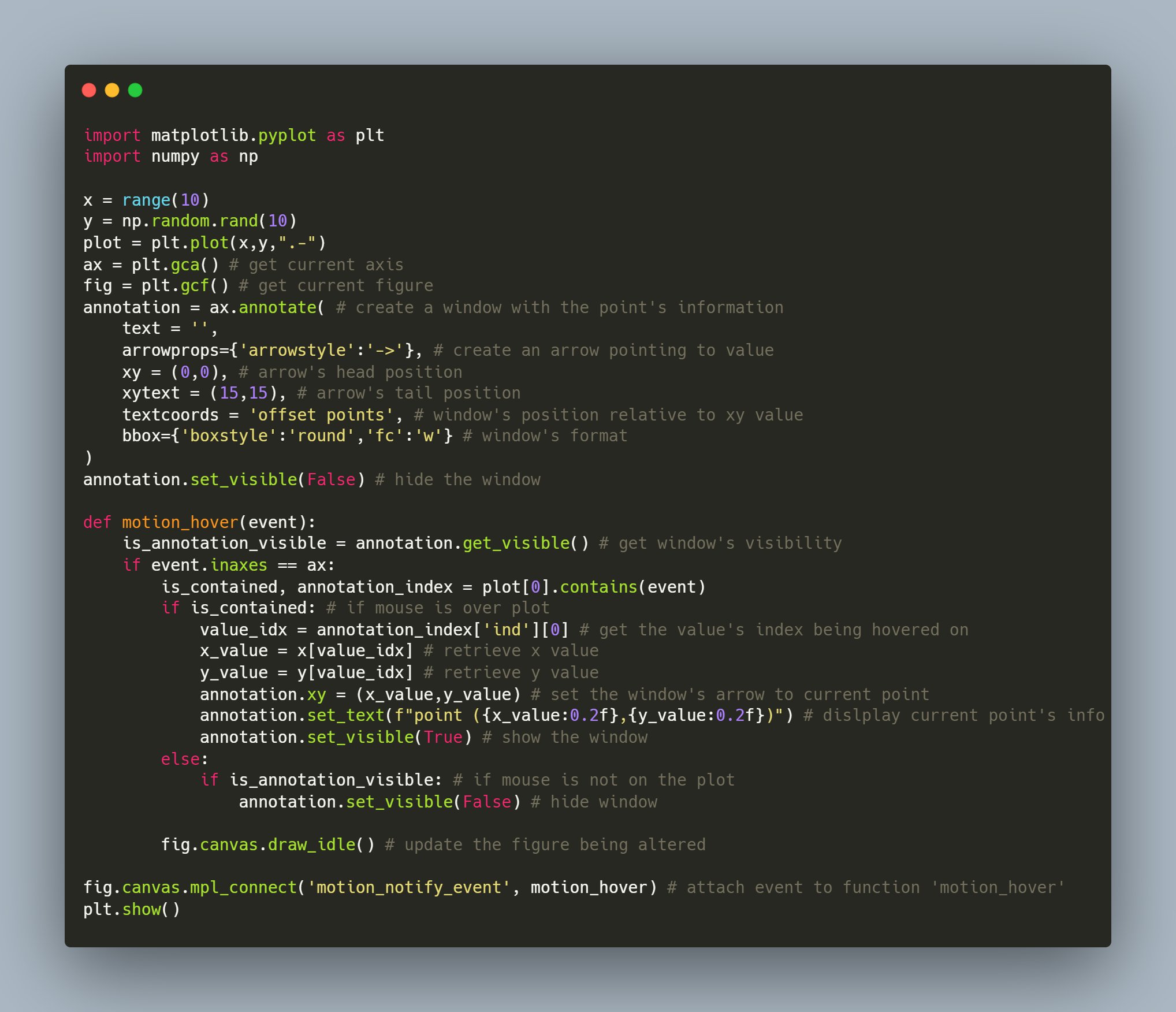 Aspiring Data Scientist on Twitter: "I tried to explain what each line of code means! Please let ...