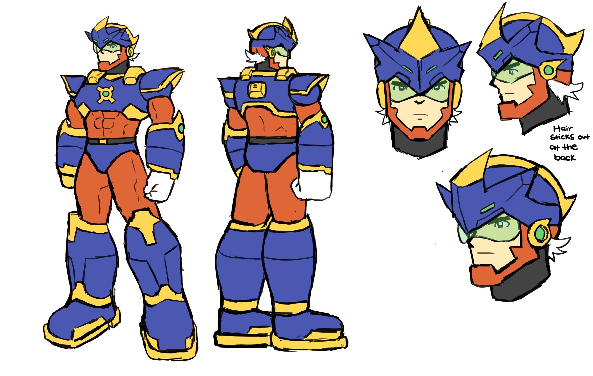 💫Swanky | Comms Open (3/10 slots)💫 on Twitter: "Made a secondary armor for Gus! I call it the EM ...