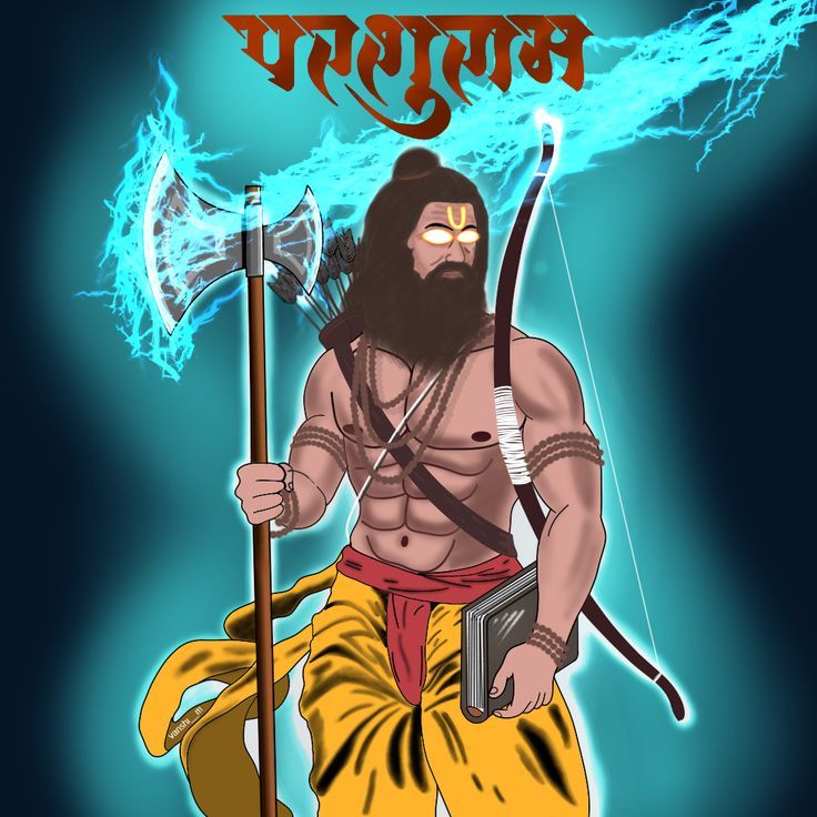 🌺Do you know that Brahmarishi Vishwamitra was related to Bhagwan Parashuram, the great warrior ...