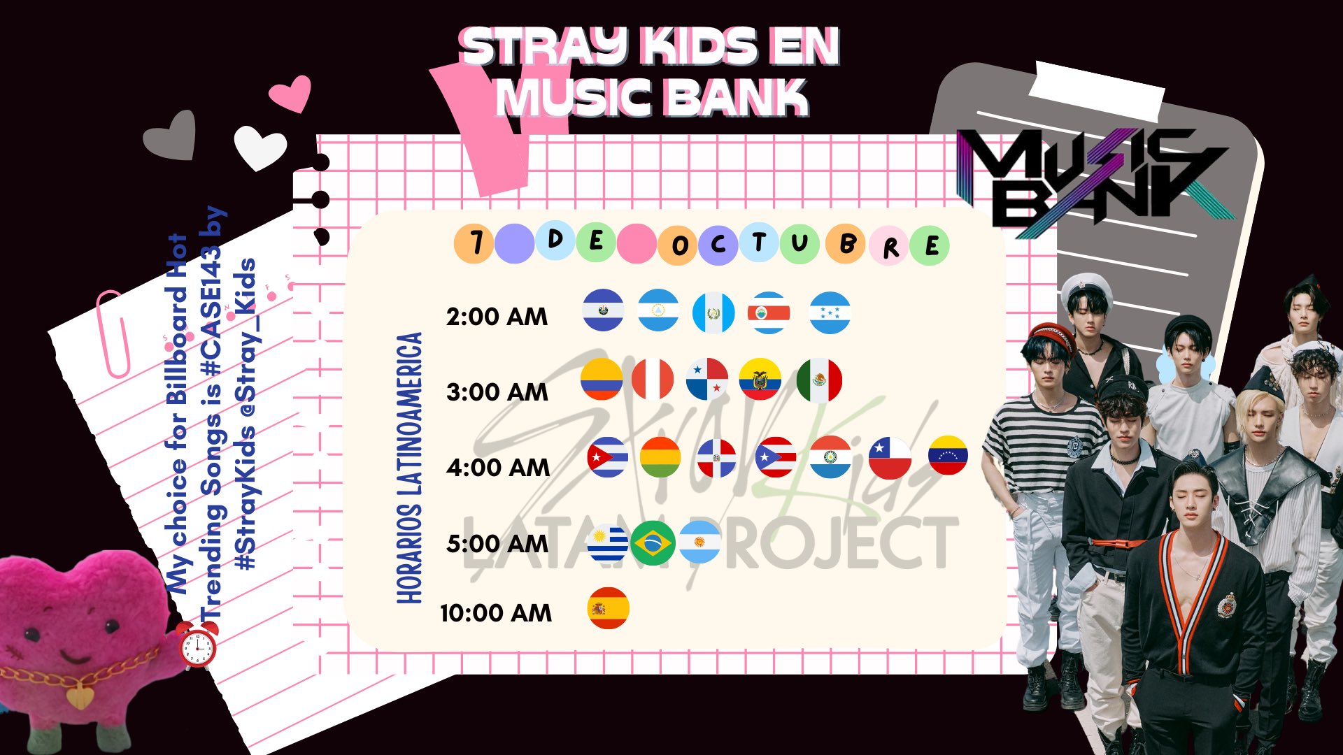 STRAY KIDS LATAM PROJECT 💗 on Twitter: "Comeback Stage de CASE 143 en KBS Music Bank. La ...