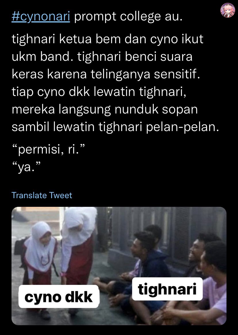 GABUNG KOMUNITAS FANFIC 📌 on Twitter: "cw // bxb , cynonari , cyno x tighnari hamloo saya mau ...